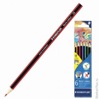 Купить карандаши цветные staedtler (штедлер) "noris color ecology", 6 ...